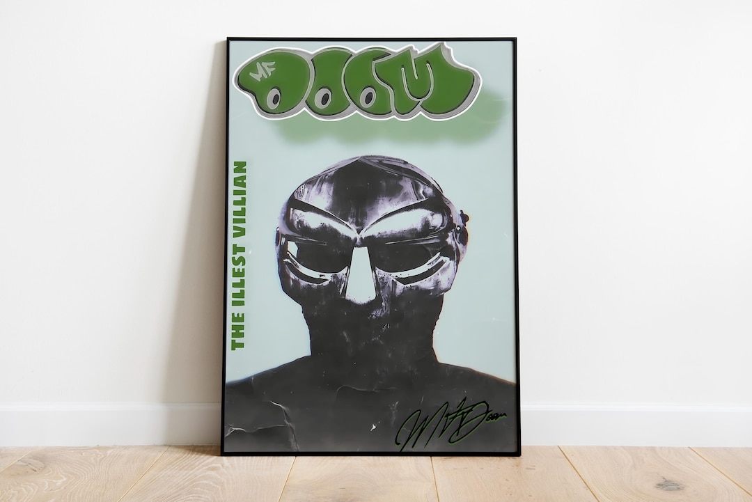 MF Doom Poster Print: Album Cover Art, Music Room Decor - Etsy