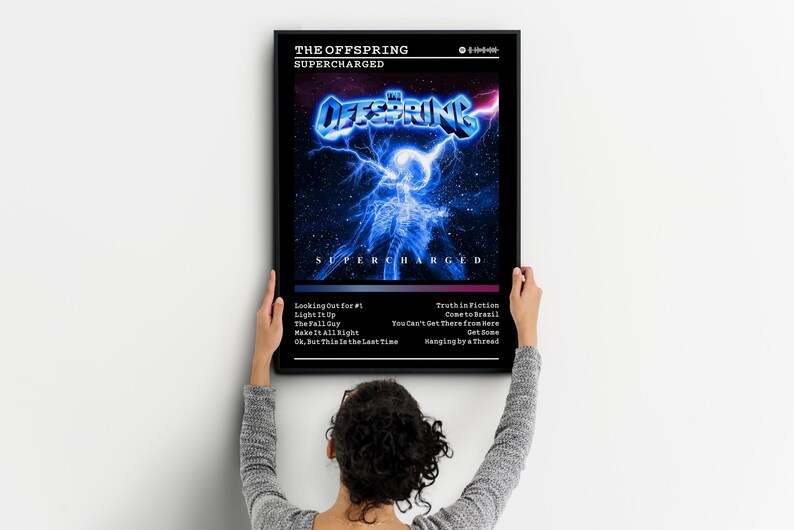 The Offspring - Supercharged Album Poster: Rock Music Wall Art - Etsy
