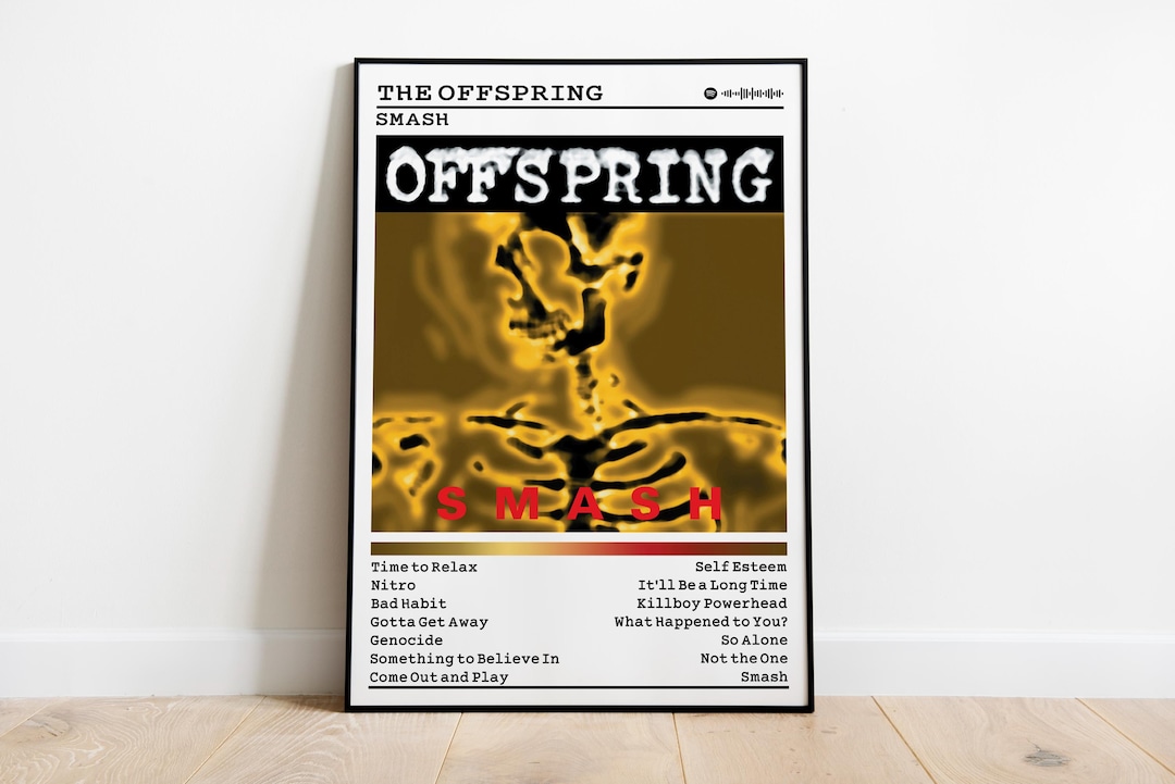 The Offspring Smash Album Poster: Rock Music Wall Art - Etsy