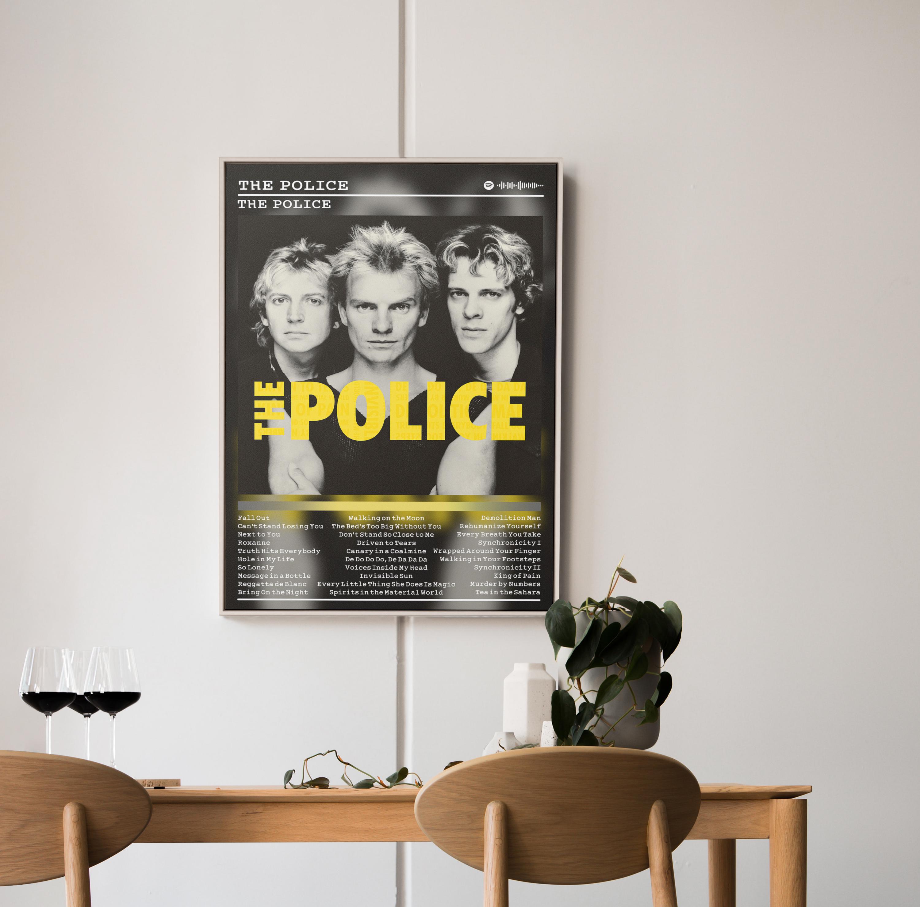 The Police Album Cover Poster: Rock Music Wall Art - Etsy