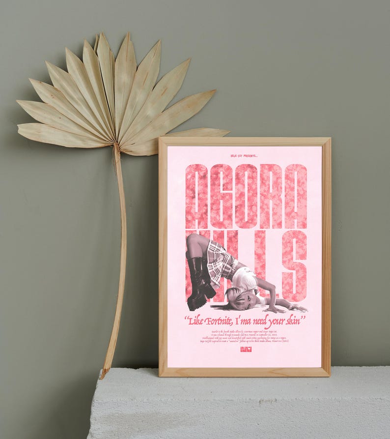 Doja Cat Poster Print: Music Album Cover Art, Room Decor - Etsy