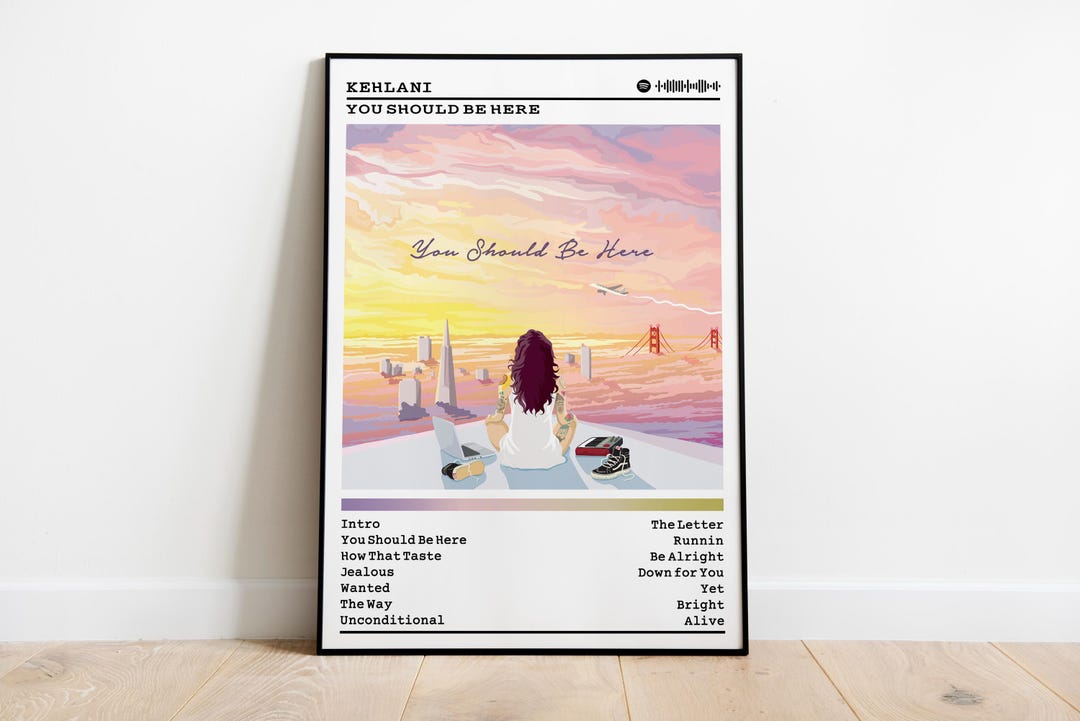 Kehlani - You Should Be Here Album Poster: Matte Print Wall Art - Etsy