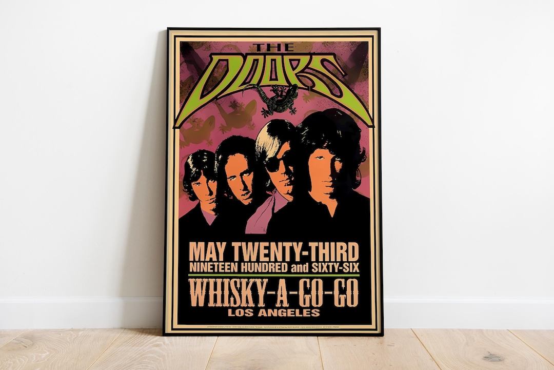 The Doors Poster Print: Album Cover Art, Music Room Decor - Etsy UK