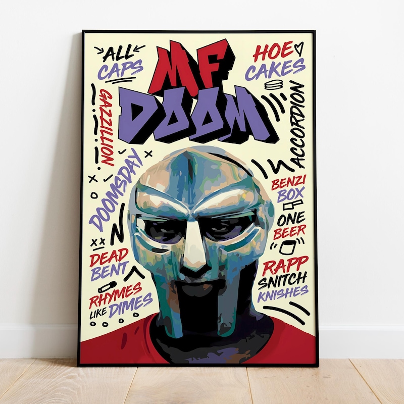Mf Doom Poster - Etsy
