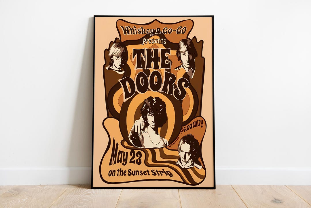 The Doors Poster Print: Album Cover Art, Music Room Decor - Etsy