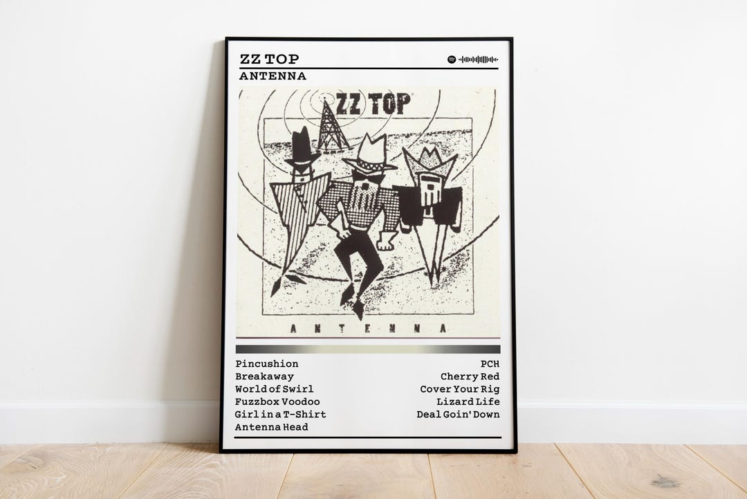 ZZ Top Antenna Album Poster: Rock Music Wall Art - Etsy