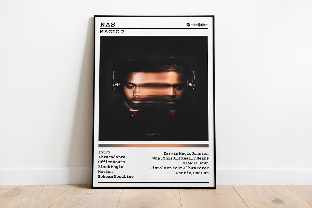 Nas Magic II Album Poster: Rap Music Wall Art - Etsy