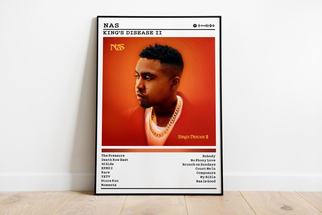 Nas - King's Disease II Album Poster: Rap Music Wall Art - Etsy