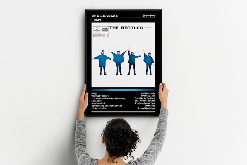 The Beatles 'help!' Album Poster: Matte Finish Wall Art Print - Etsy