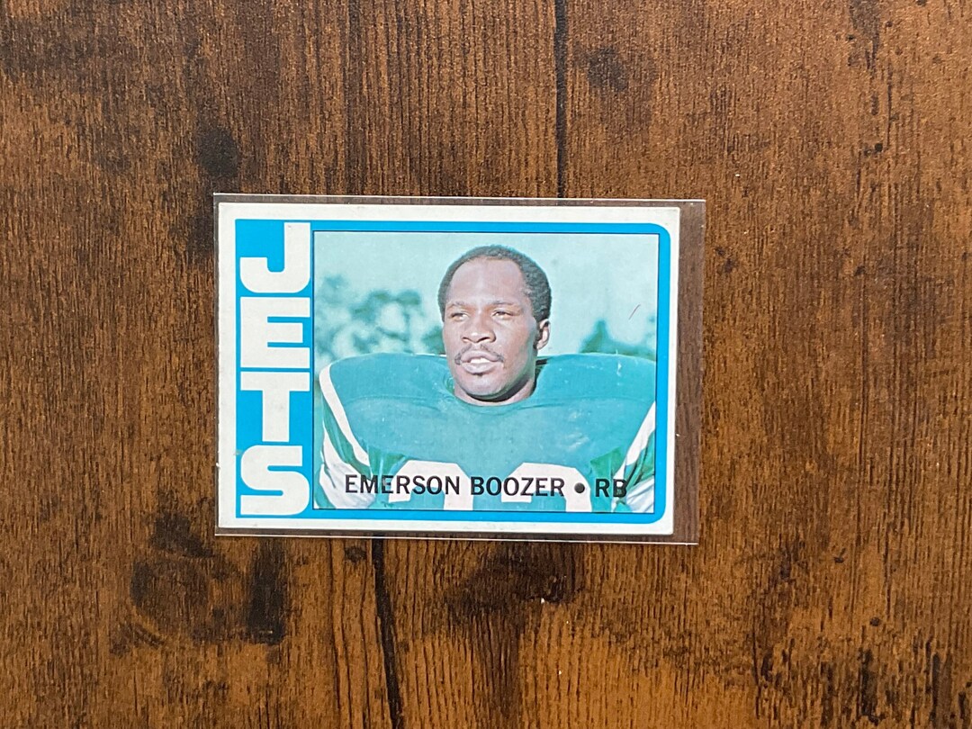 Emerson Boozer 1972 Topps Football Card #322 High Number Original Issue ...
