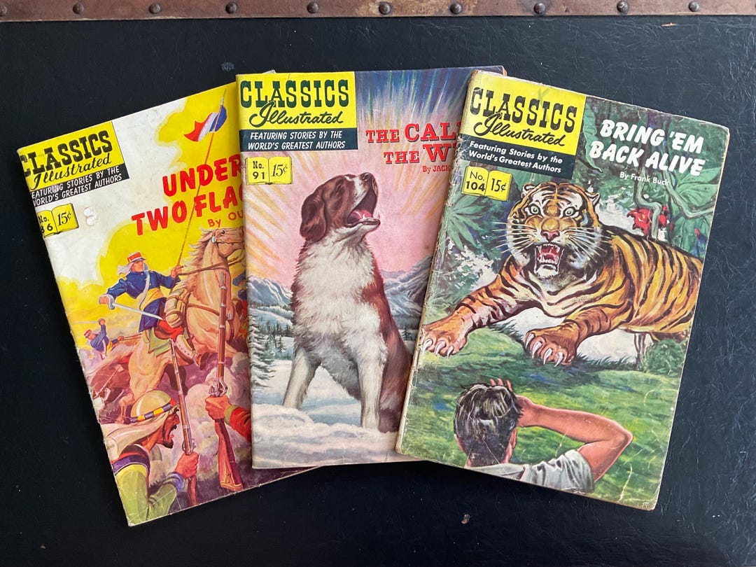 CLASSICS Illustrated Comics 1950’s Lot of (3) #’s 86 91 104 All ...