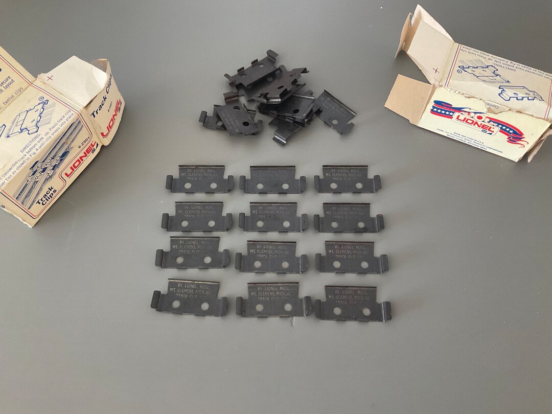 Vintage Lionel O O27 Gauge Track Clips Lot of 24 No. 6-2901 Post War ...