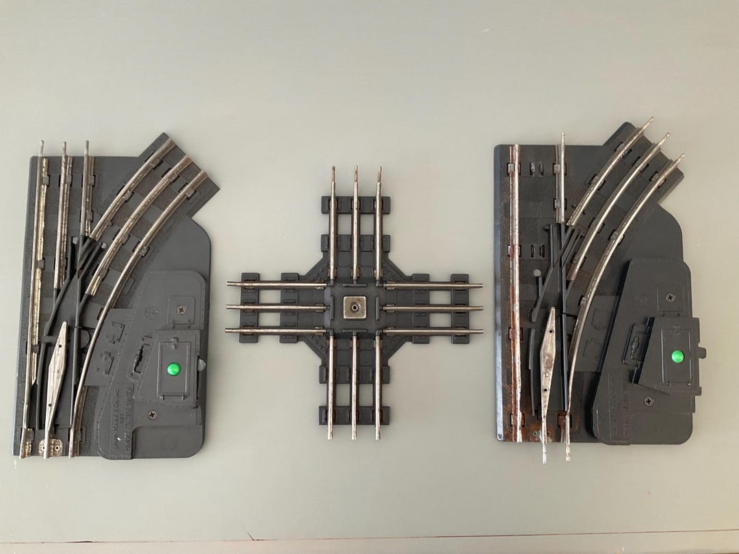 Vintage Louis Marx Manuel Control Switch 027 Lot (2) Crossing O Gauge ...