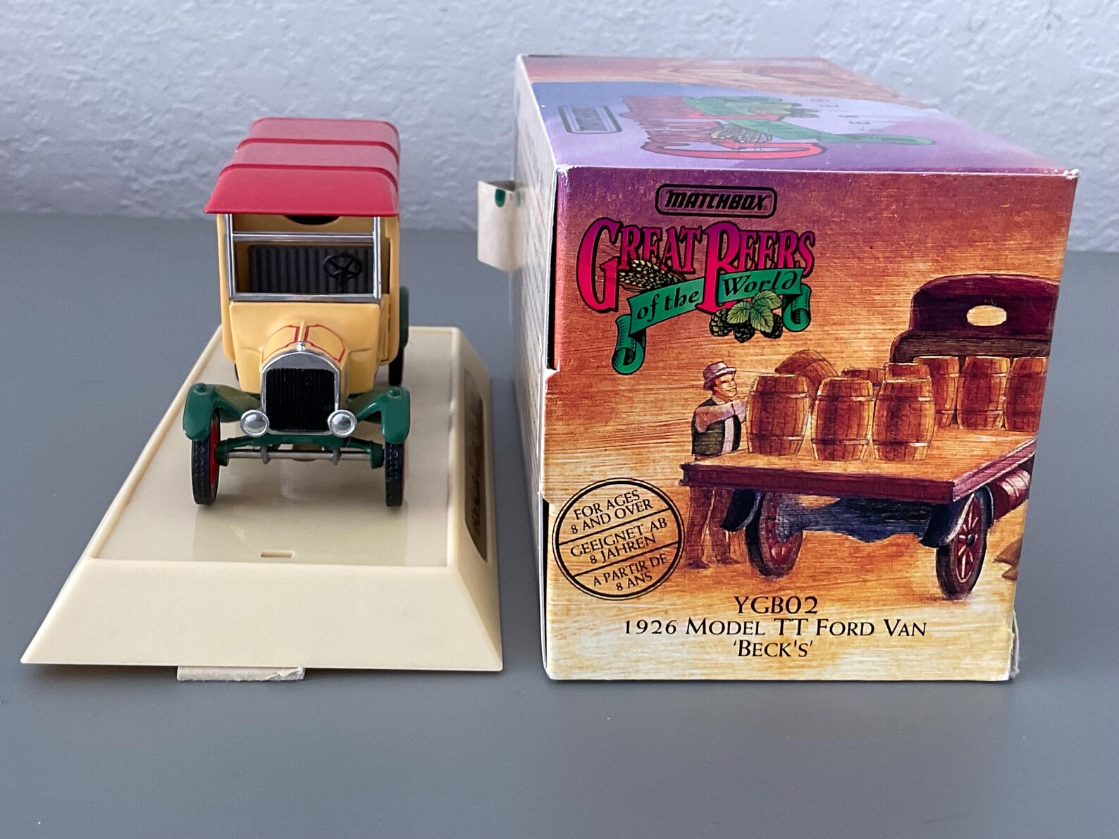 MATCHBOX Great Beers 1926 Model TT Ford Van Beck’s Brewery Models of ...