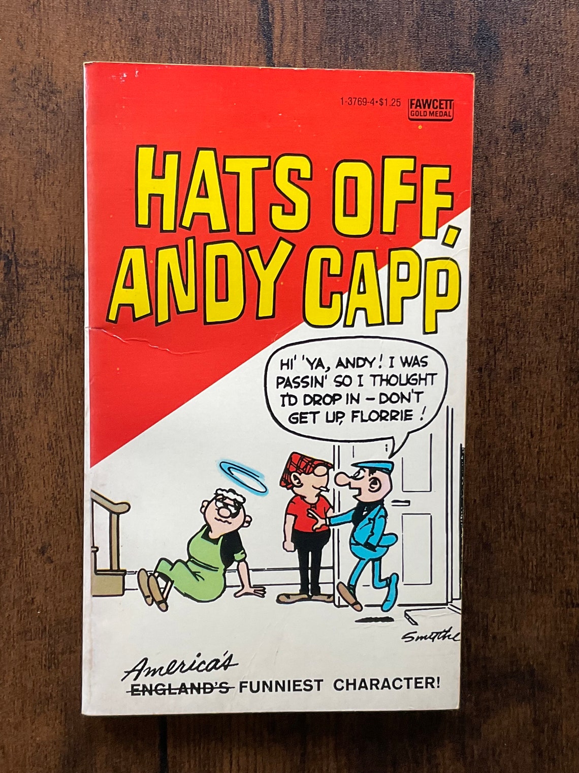 1968 Hat’s Off, Andy Capp Comic Strip Book by Smythe Vintage Softcover ...