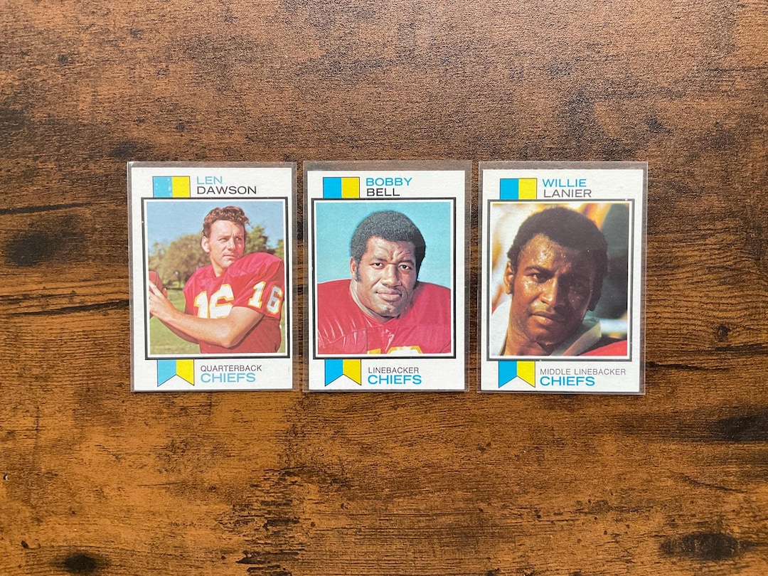 Kansas City Chiefs 1973 Topps Football Card Lot of (3) Hall of Famers ...