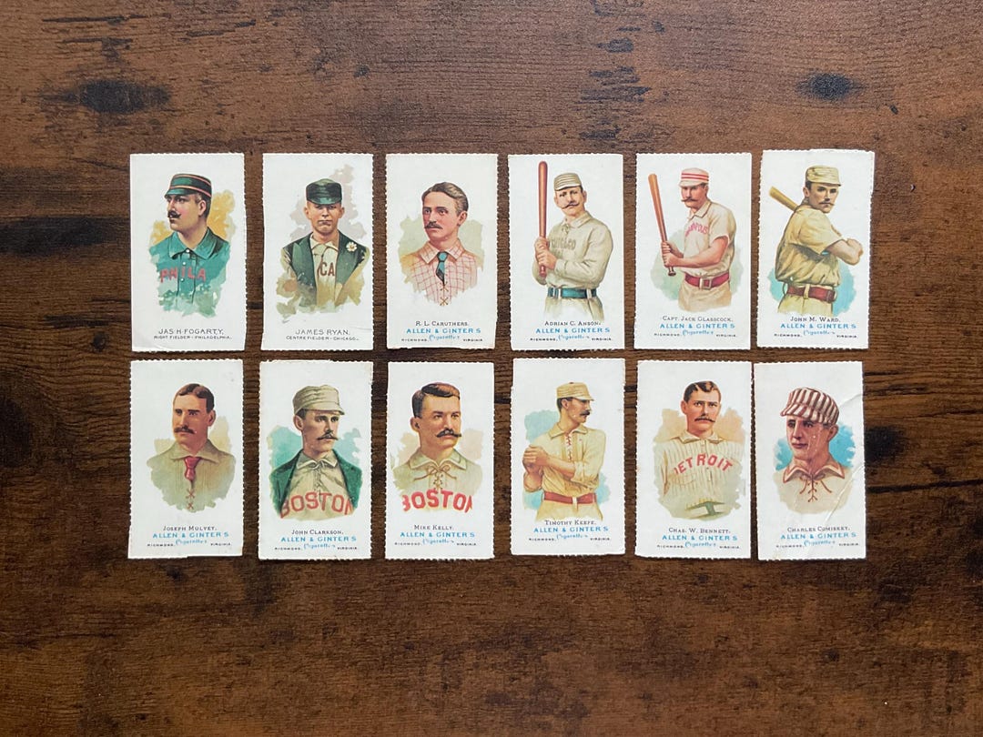 1888 Allen & Ginter’s Cigarettes Baseball Card Lot of (12) Dover ...