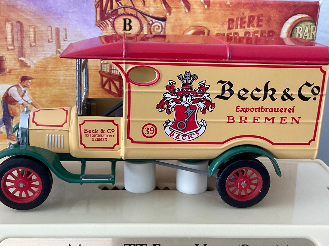 MATCHBOX Great Beers 1926 Model TT Ford Van Beck’s Brewery Models of ...