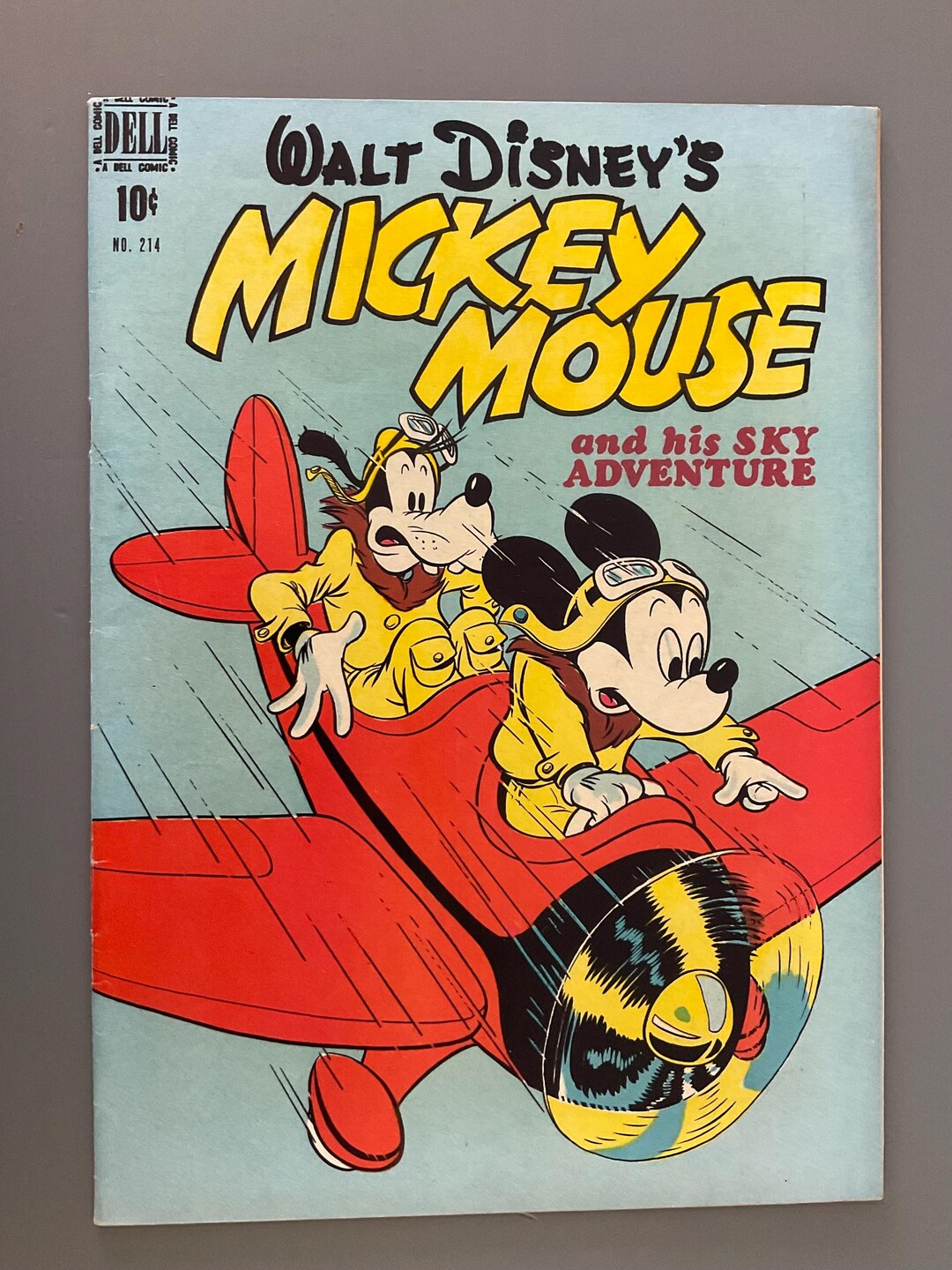 Walt Disney’s Mickey Mouse Four Color Dell Comic Book FC 214 1949 ...