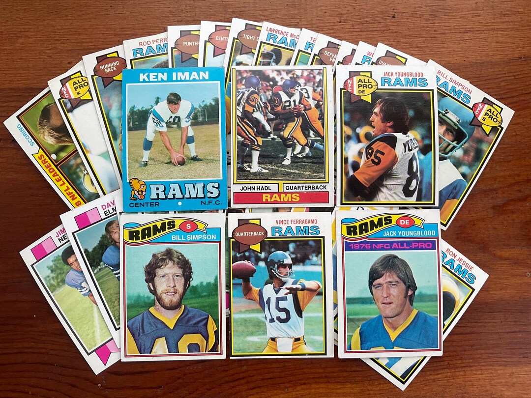 1971-79 Los Angeles Rams Topps Football Card Lot of (30) Youngblood ...