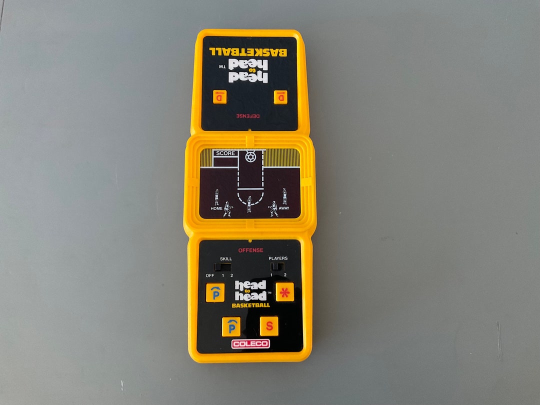 Vintage Coleco Head to Head Basketball 1979 Hand Held Video Game Nice ...