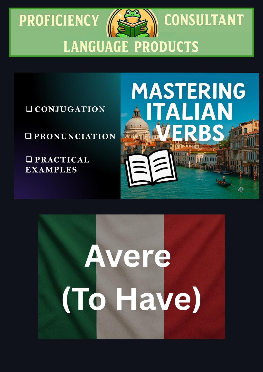 Italian Verb Avere – Printable Conjugation for Beginners | PDF Language ...