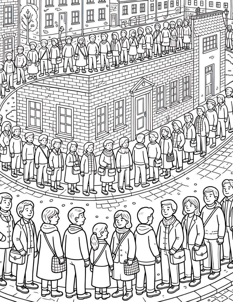 Bürokratie Wahnsinn Adult Coloring Book, Satirical Office Humor, Stress ...