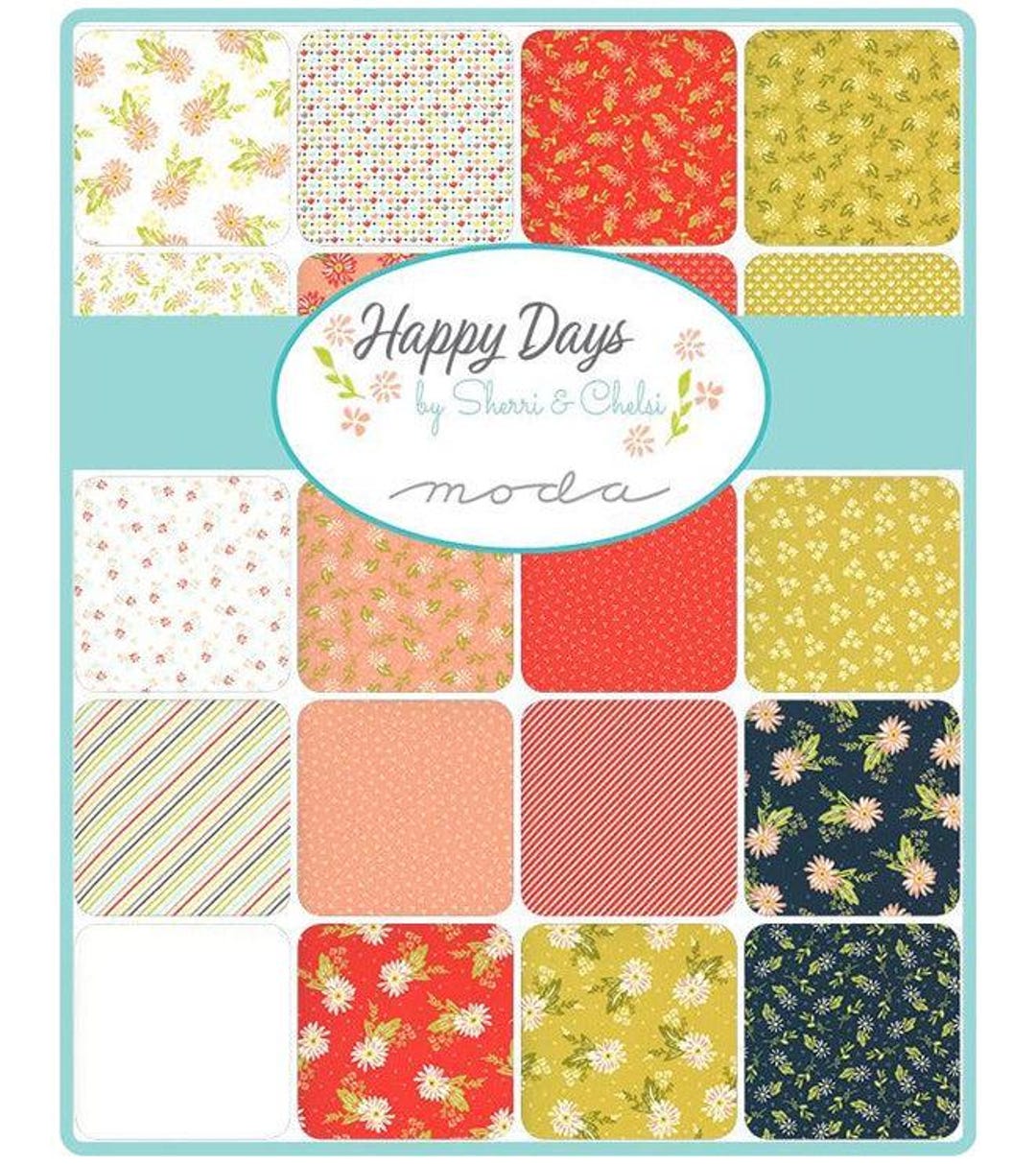 Happy Days Layer Cake by Sheri and Chelsi for Moda - Etsy