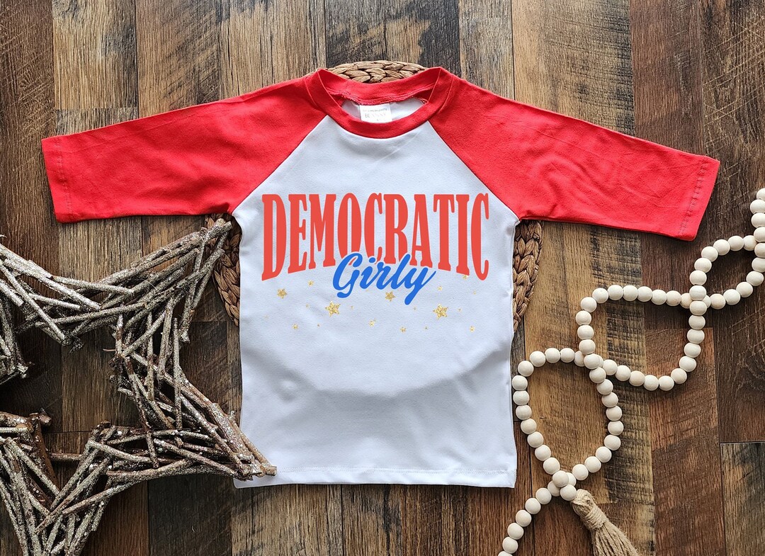 Democratic Baby Girl Shirt, Democratic Girly Kid Shirt, USA Baby Girl ...
