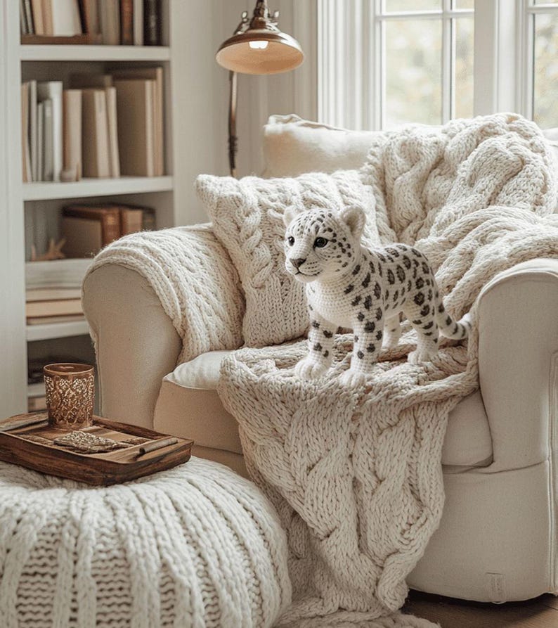 Leopard Amigurumi Crochet Pattern PDF, Realistic Crochet Animal ...