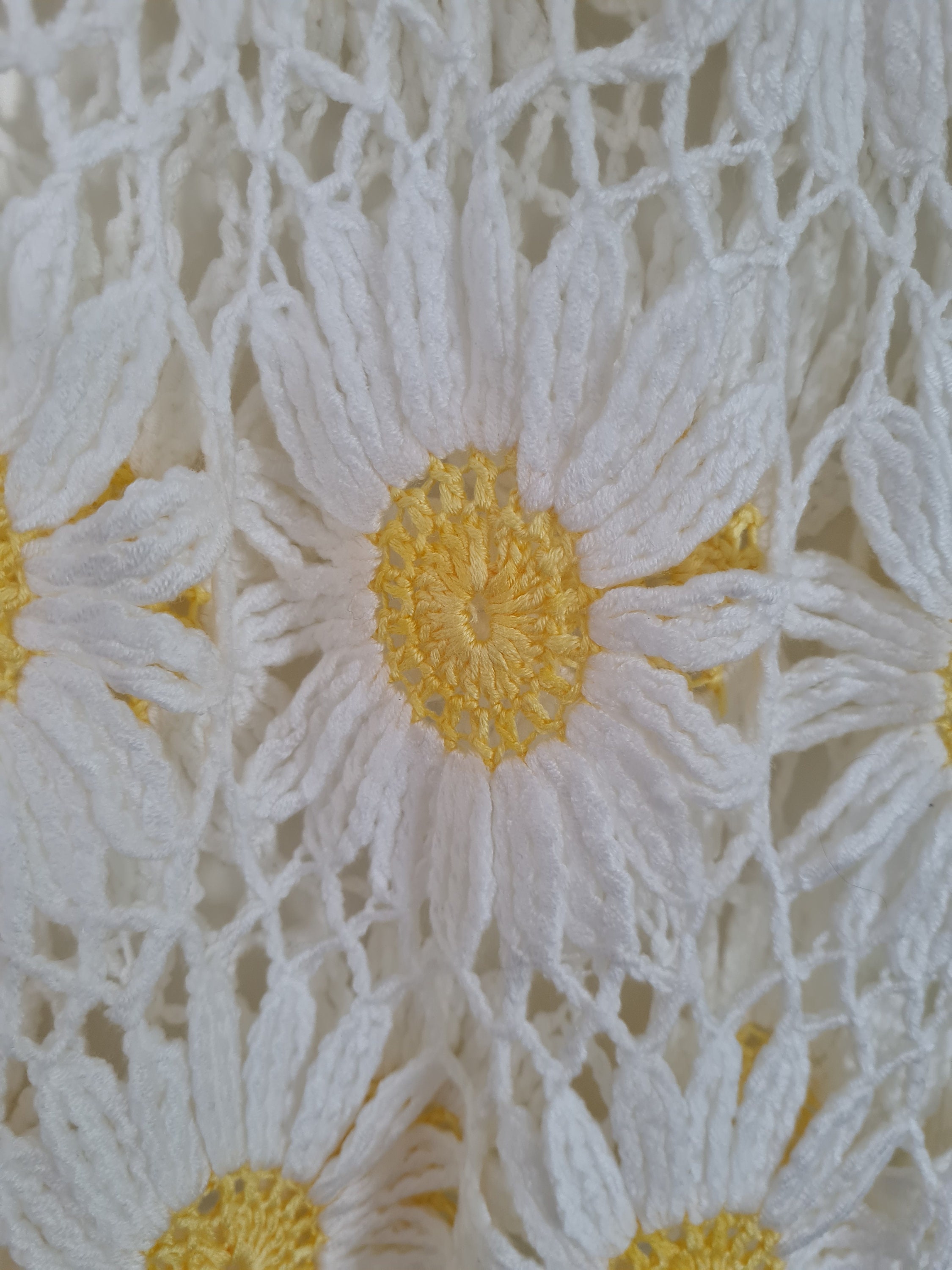 Crochet Daisy Top. Summer Top Dress. Hippie Boho Top. Beach Summer ...