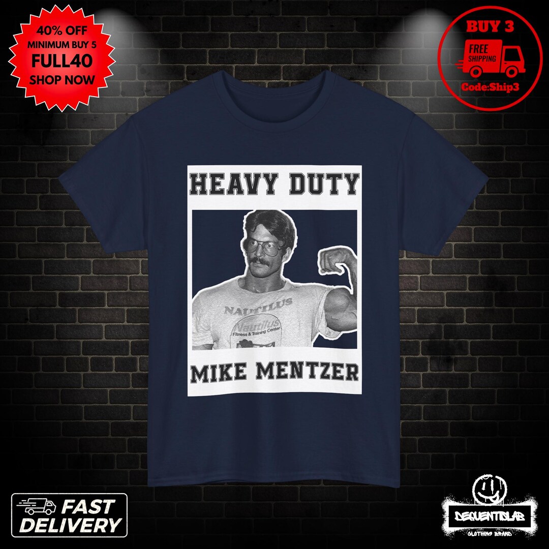 Mike Mentzer Oversized Tshirt Gift for Bodybuilder,gym Bro Tee,heavy ...