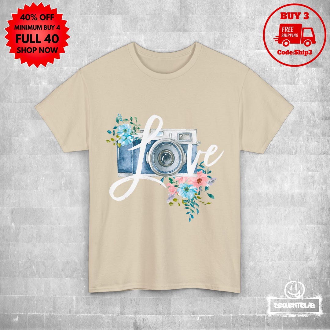 Vintage Camera Shirt for Photographer, Photography Shirt, Cameraman ...