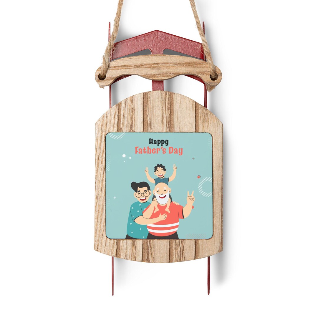 Father's Day Sled Ornaments | Personalized Winter Decor, Christmas Gift ...