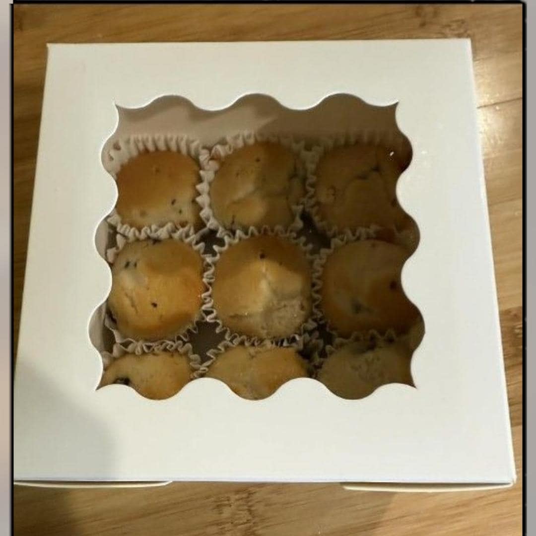 Small White Cookie Boxes With Clear Window – 26pcs 4x4x2.5 Inch Bakery ...