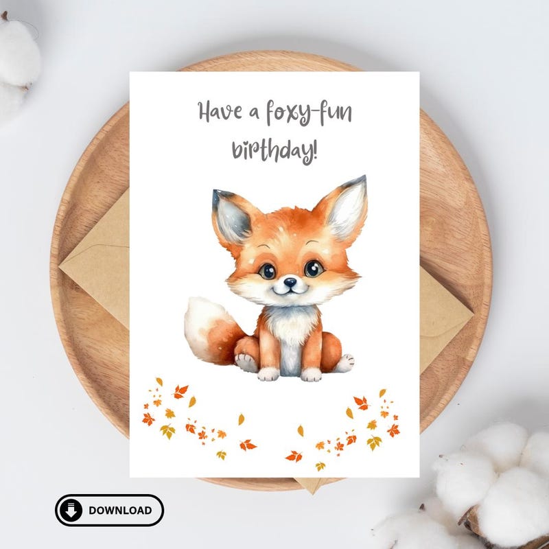 Fox Birthday Party - Etsy