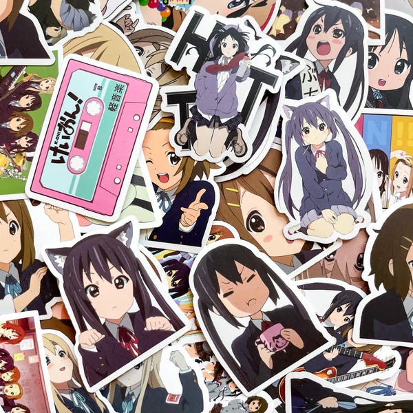 Anime Girl Stickers - Etsy