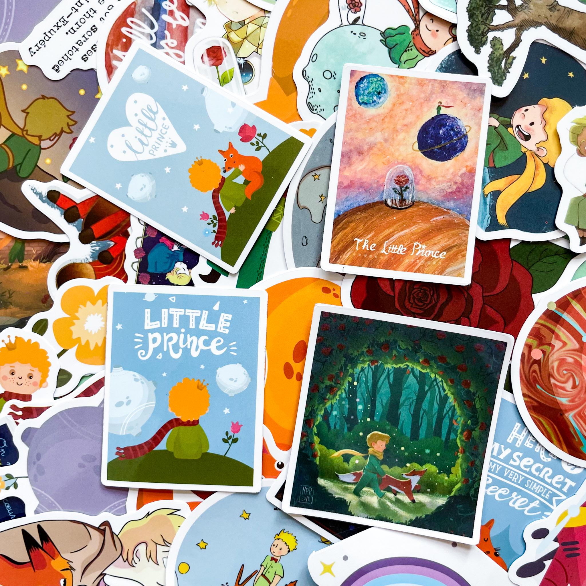 50pcs Cartoon Prince Stickers, Fantasy Story Stickers, Cute Little ...