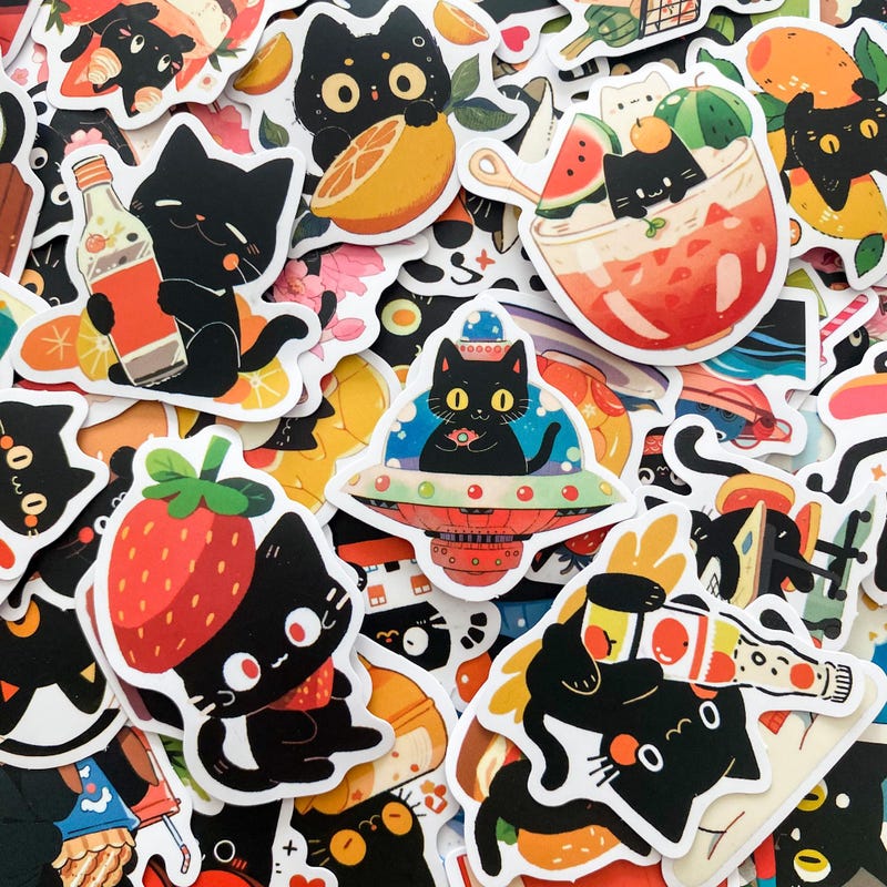 Kawaii Food Stickers - Etsy