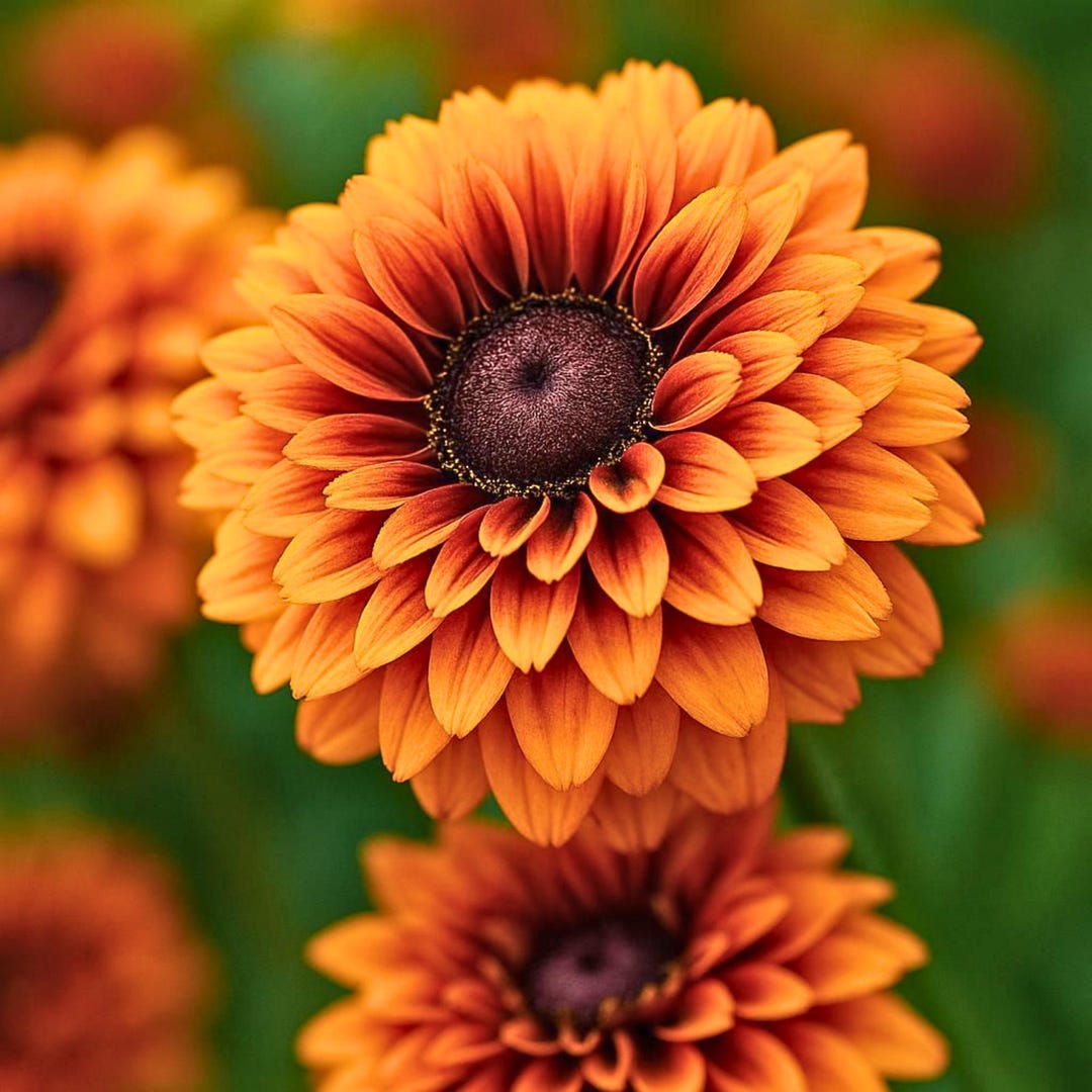 200 Maya Rudbeckia Seeds Unique Double Yellow Black-eyed Susan Flowers ...