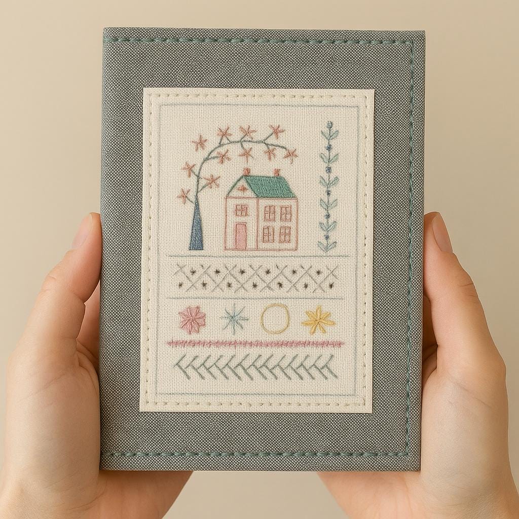 Embroidery Sampler for Beginners With Threads and Book – DIY Cross ...