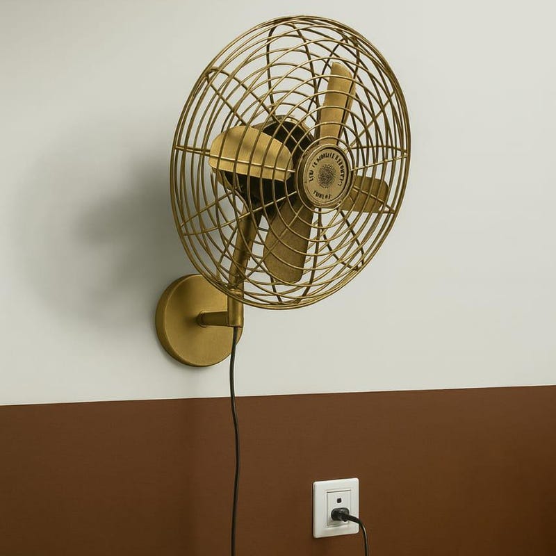 Large Decorative Wall Fan - Etsy