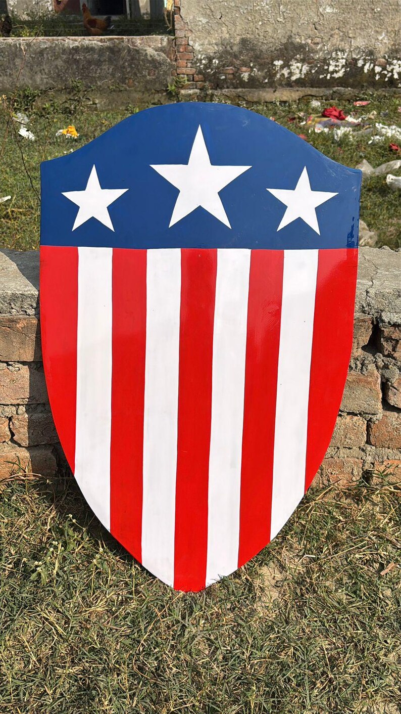 Captain America First Avenger Shield – Handmade Captain Rogers Shield ...