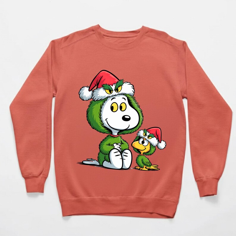 Funny Snoopy & Grinch Christmas PNG SVG Bundle | Holiday Celebration ...