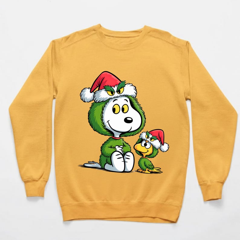 Funny Snoopy & Grinch Christmas PNG SVG Bundle | Holiday Celebration ...