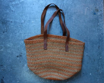 Vintage straw bag | Etsy