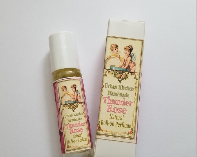 Thunder Rose Roll on Perfume - Perfume Oil- Rose Perfume - Natural ...
