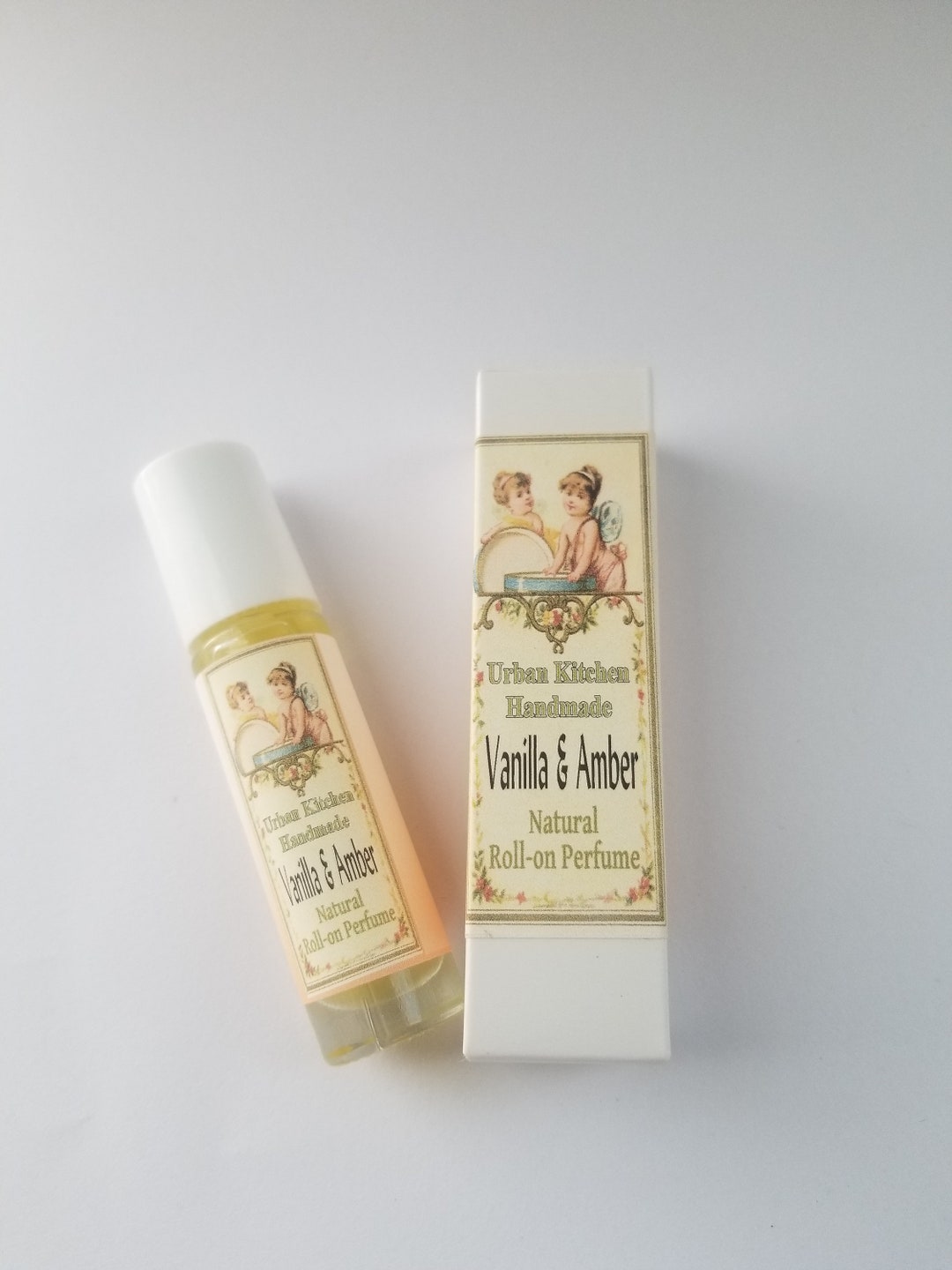 Vanilla & Amber Roll on Perfume, Vanilla, Natural Perfume, - Etsy