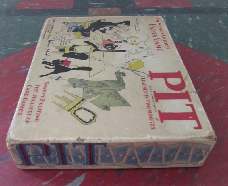 Vintage Parker Brothers Pit Game Original Box Rare - Etsy Vintage Parker Brothers Pit Game Original Box Rare - Etsy