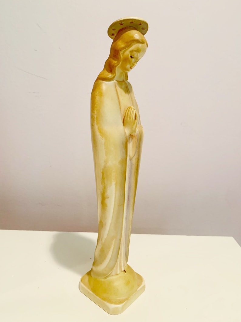 Vintage Goebel Hummel Halo Virgin Mary Madonna Statue | Etsy